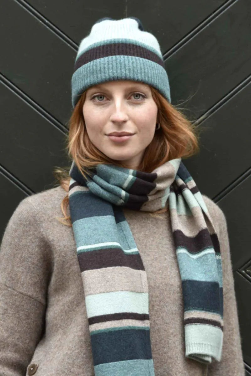 Mansted Fay - Lamb Stripe Scarf – Kent + Lane
